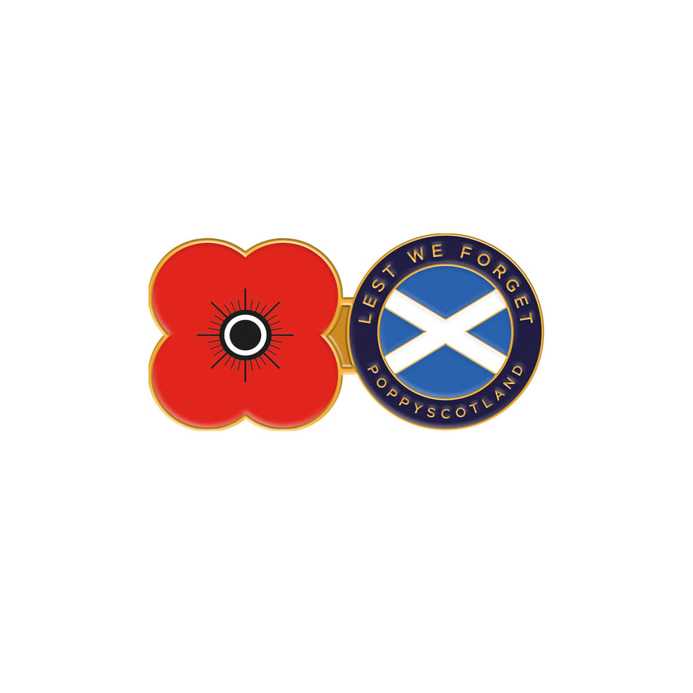 LWF Saltire Pin Badge 24F – Poppyscotland