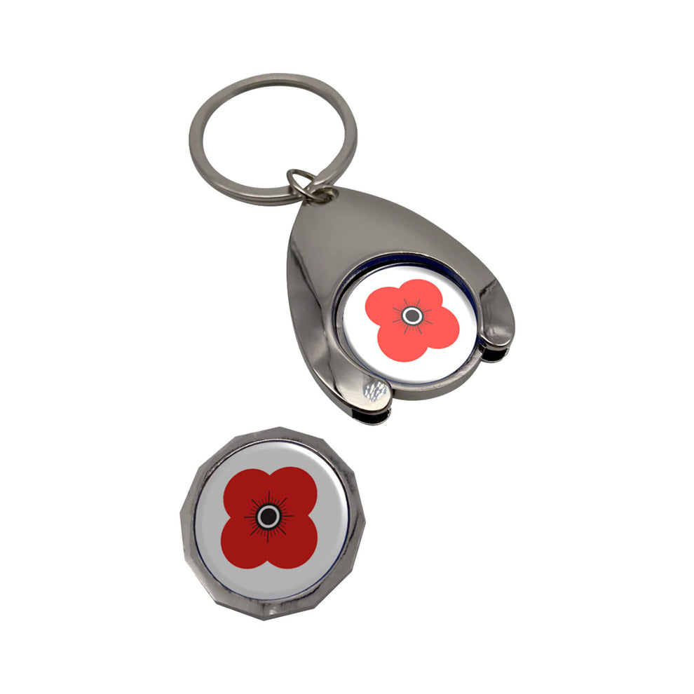 Trolley Token Keyring – Poppyscotland
