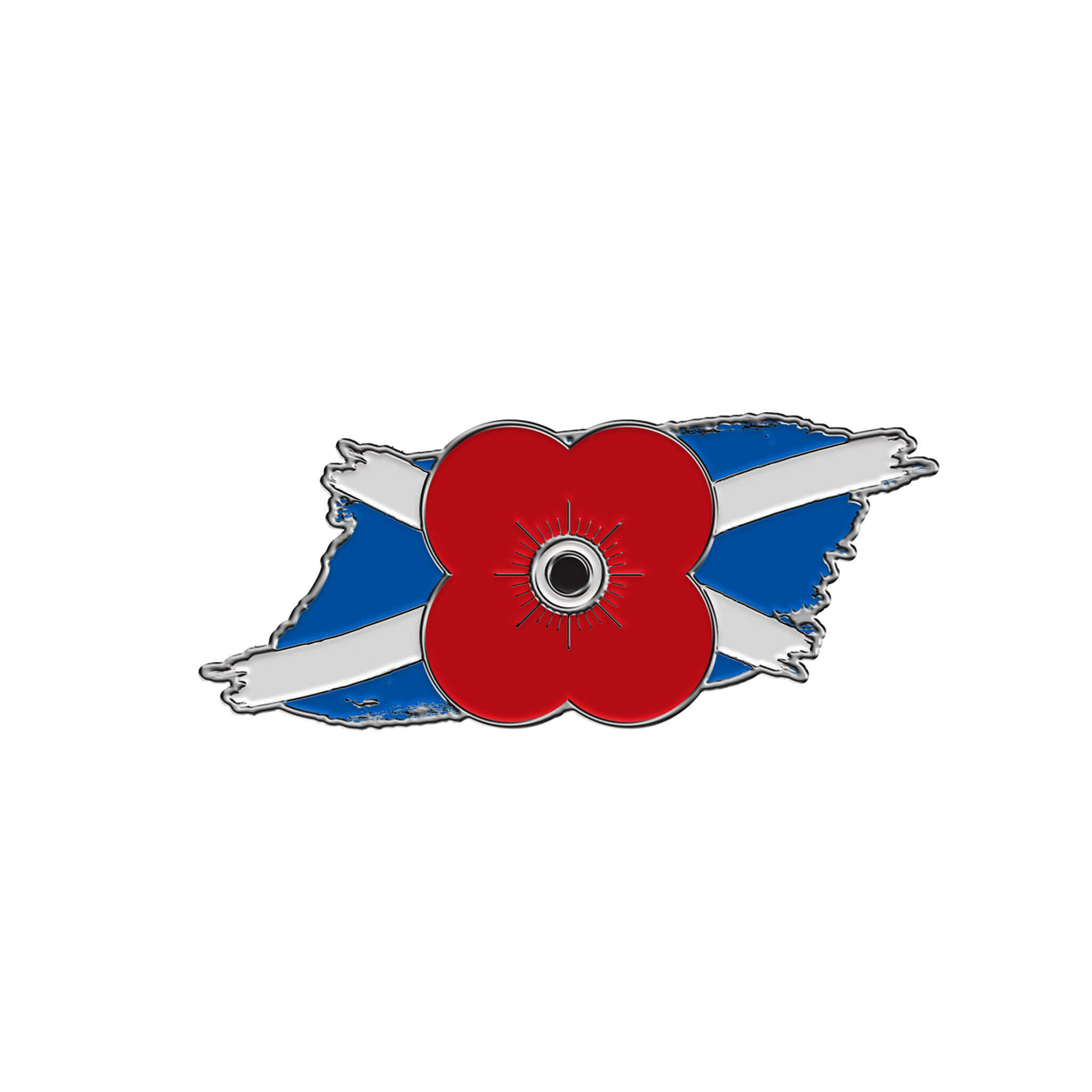 Saltire Pin Badge 24I | Poppyscotland
