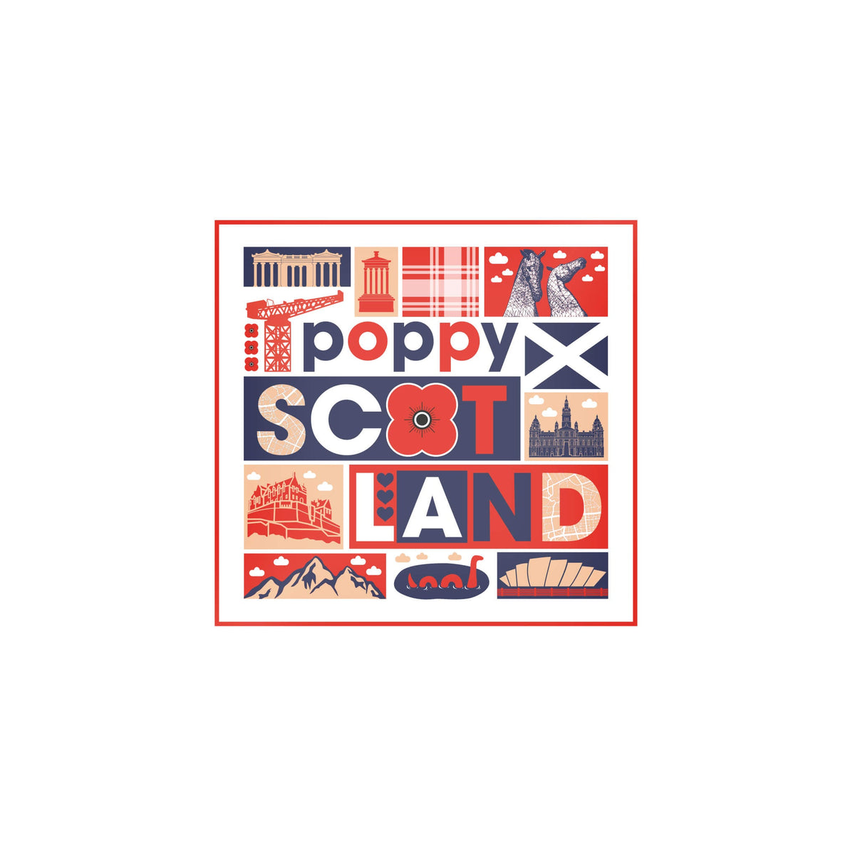 Landmarks Sticker (Window/Bumper) – Poppyscotland